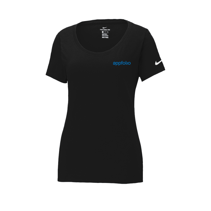 Nike Ladies Dri-FIT Cotton/Poly Scoop Neck Tee