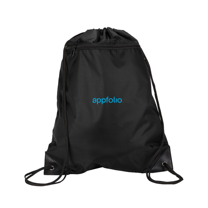 Liberty Bags Zipper Drawstring Backpack